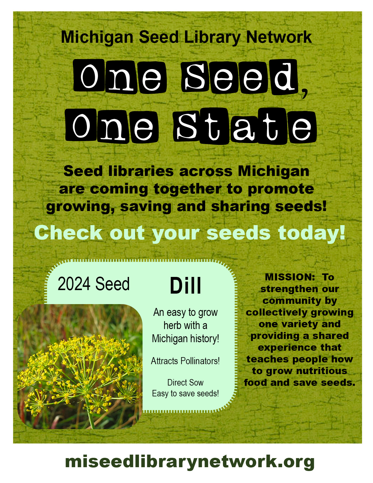 One Seed, One State – MI Seed Library Network